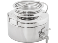 Bidon inox 5L cu robinet | butoaie din inox